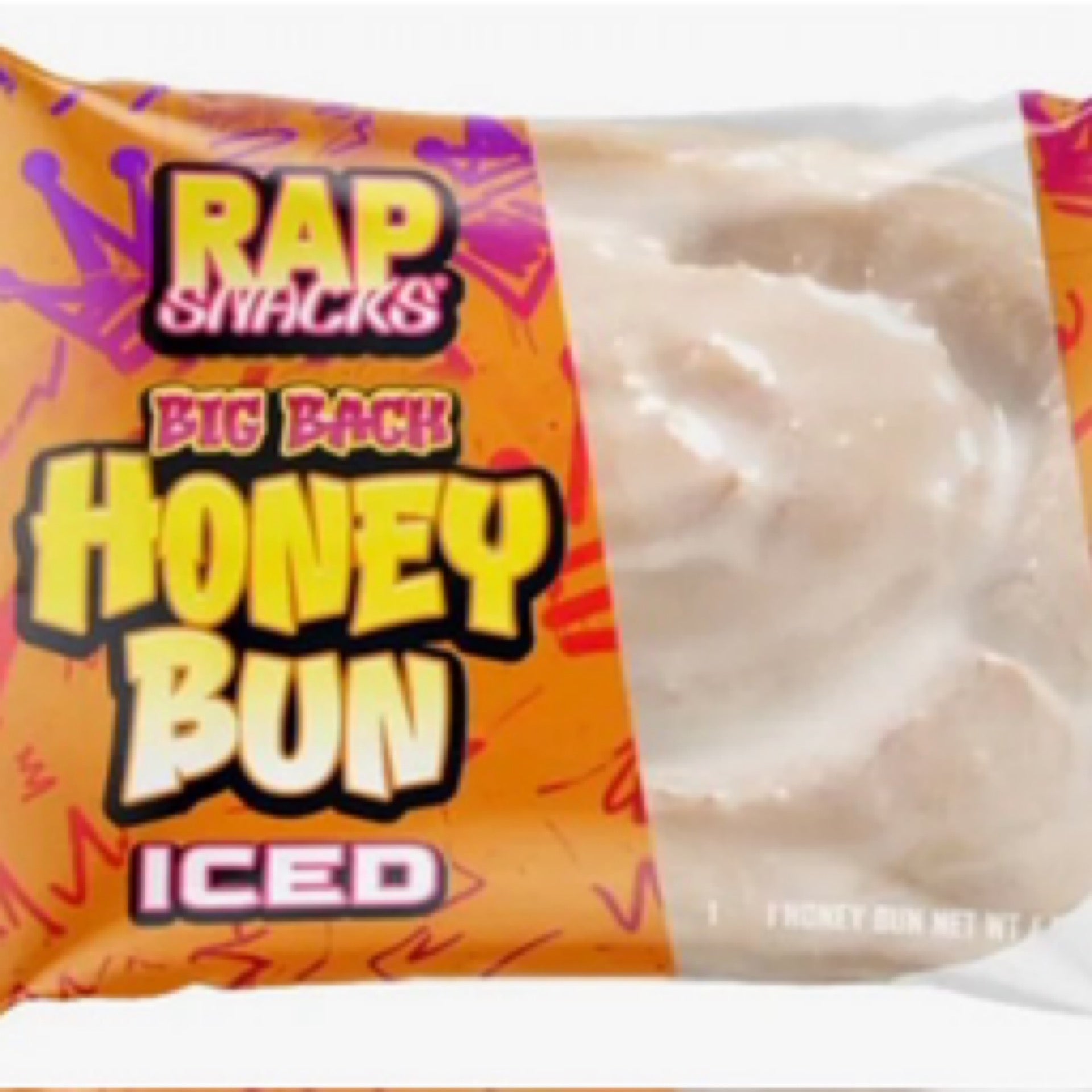 Rap Snacks Big Back Iced Honey Bun | Trap Fruit Candy Co.