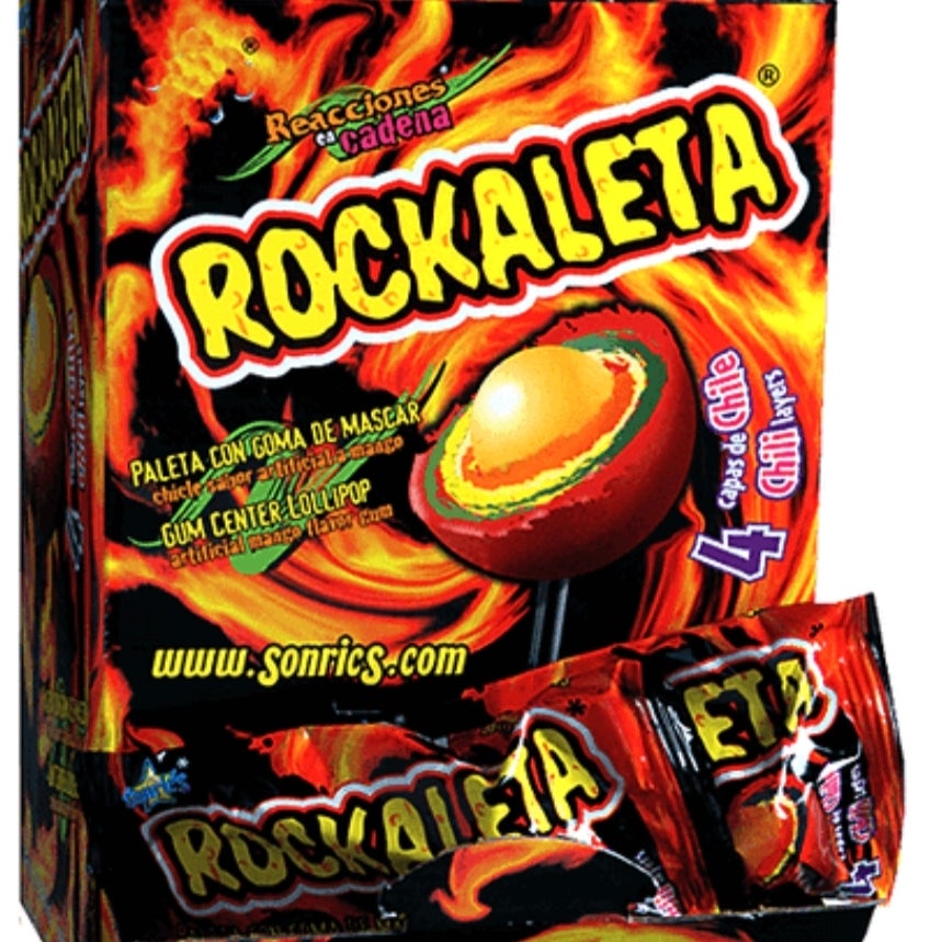 Rockaleta Chile Mango 0.84 oz | Trap Fruit Candy Co.